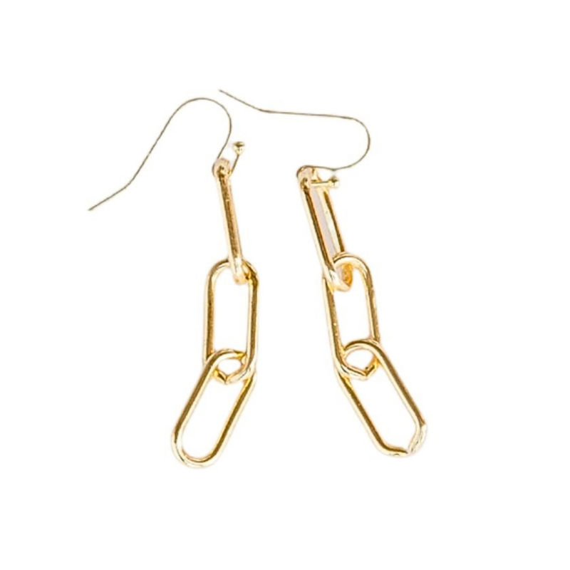 Triple Paperclip Earrings – Designed For Joy