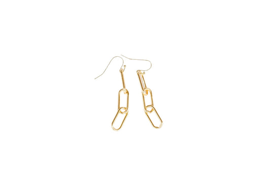 Triple Paperclip Earrings – Designed For Joy